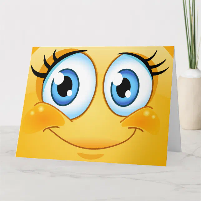 BIG Smile Greeting Card - SRF | Zazzle