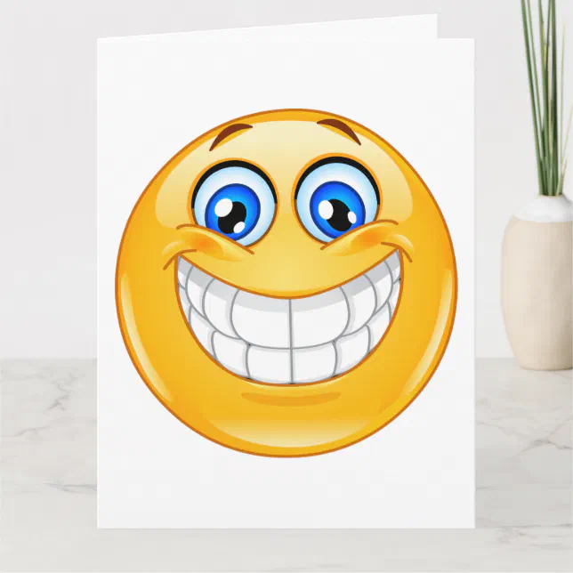 BIG Smile Greeting Card - SRF | Zazzle