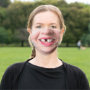 Big Smile With Missing Tooth Face Mask | Zazzle