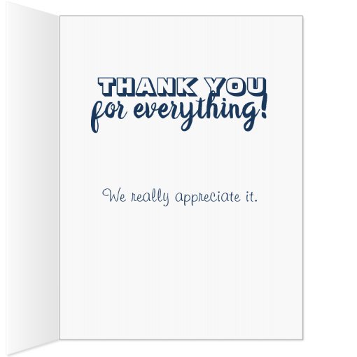 Big Thank You Appreciation Retirement Card | Zazzle