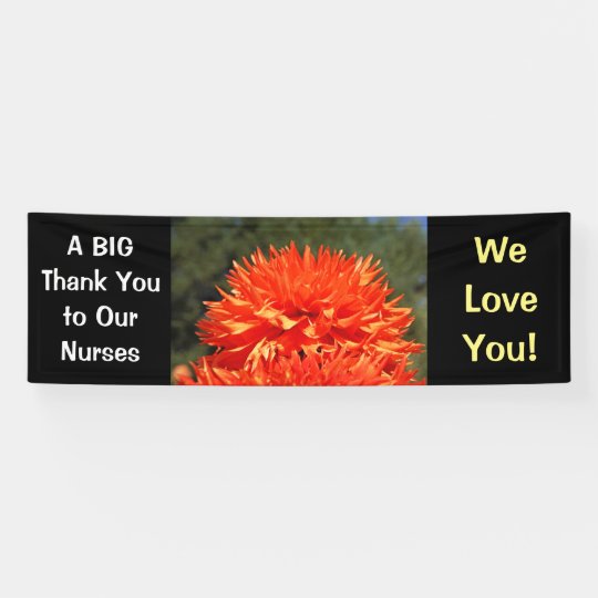 Big Thank You Nurses Banners We Love You RNs | Zazzle.com