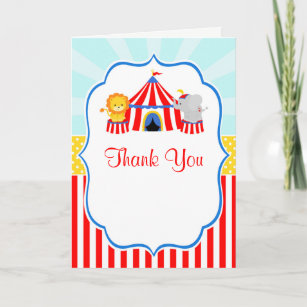 Carnival Thank You Cards | Zazzle