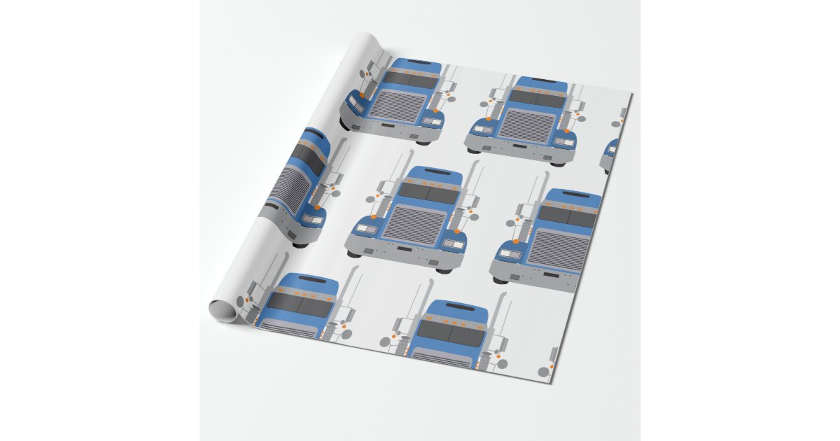 Big Truck Wrapping Paper | Zazzle