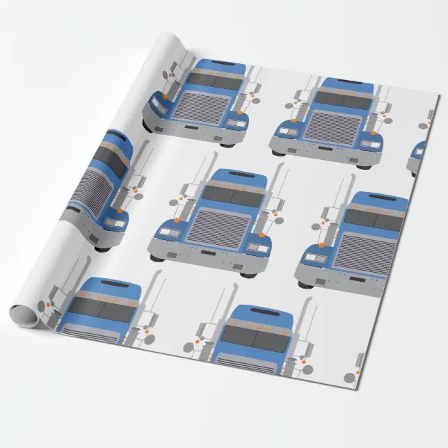 Big Truck Wrapping Paper | Zazzle