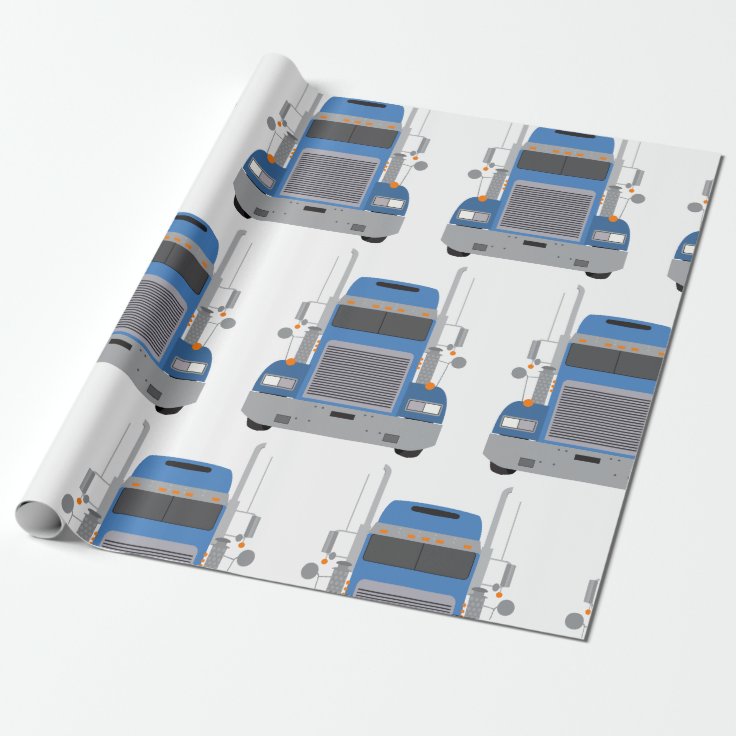 Big Truck Wrapping Paper | Zazzle