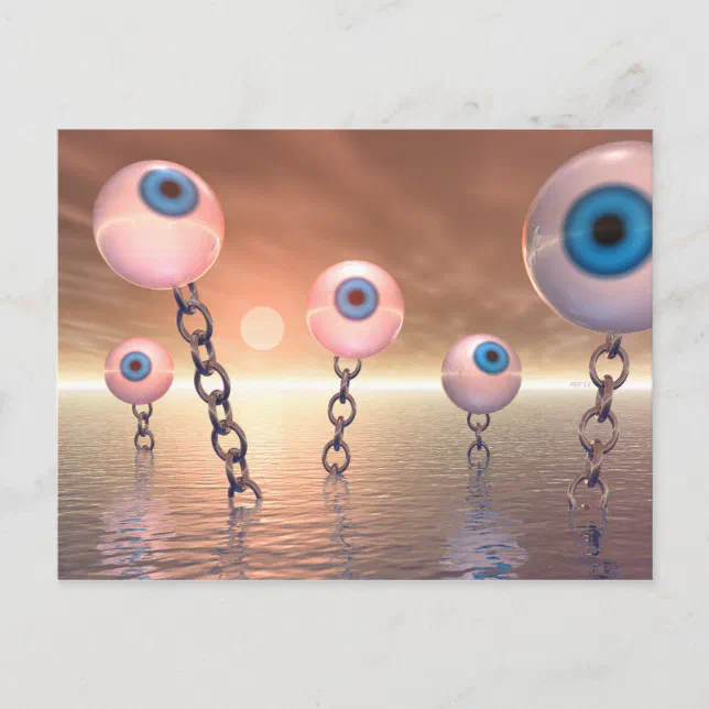 Big Vision And Chains Postcard | Zazzle