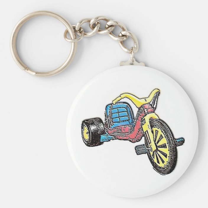 Big Wheel Keychain | Zazzle.com