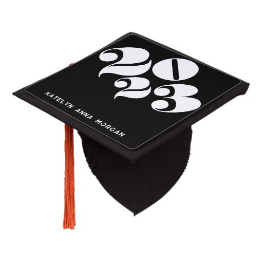 Big Year | Personalized Graduation Cap Topper | Zazzle