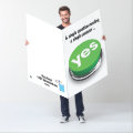 Big Yes Button Valentine's Day Card | Zazzle