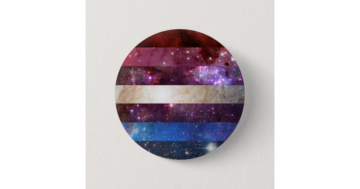 Bigender nebula flag pin | Zazzle