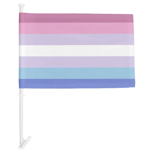 Bigender Pride Car Flag | Zazzle