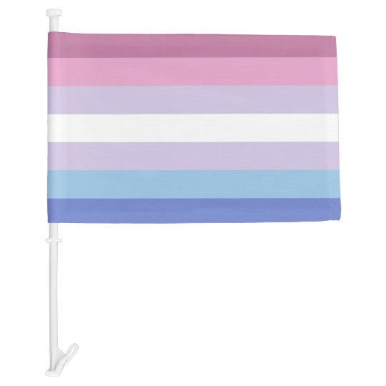 Bigender Pride Car Flag