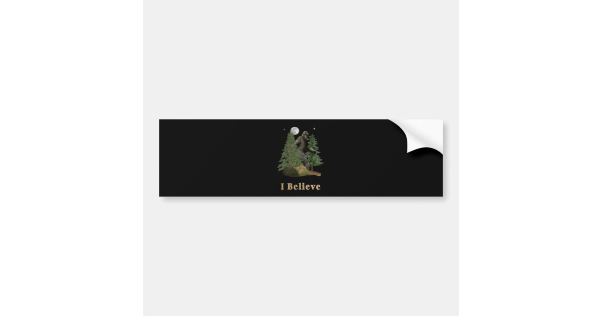 Bigfoot Bumper Sticker | Zazzle