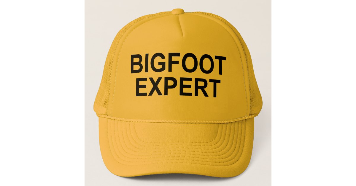 "Bigfoot Expert" Hat | Zazzle