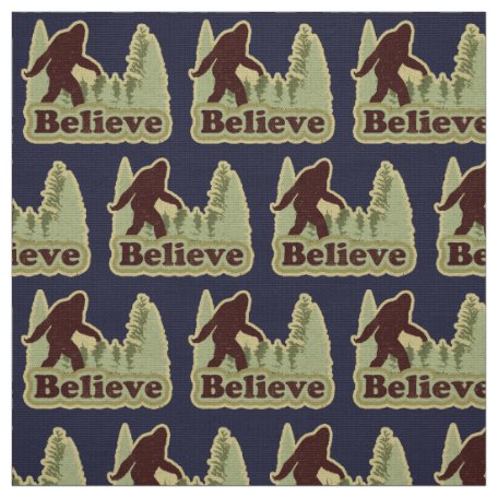Bigfoot Fabric | Zazzle
