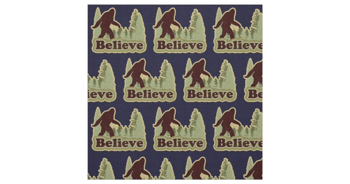 Bigfoot Fabric | Zazzle