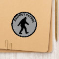 Bigfoot Patrol Custom Black Patch | Zazzle