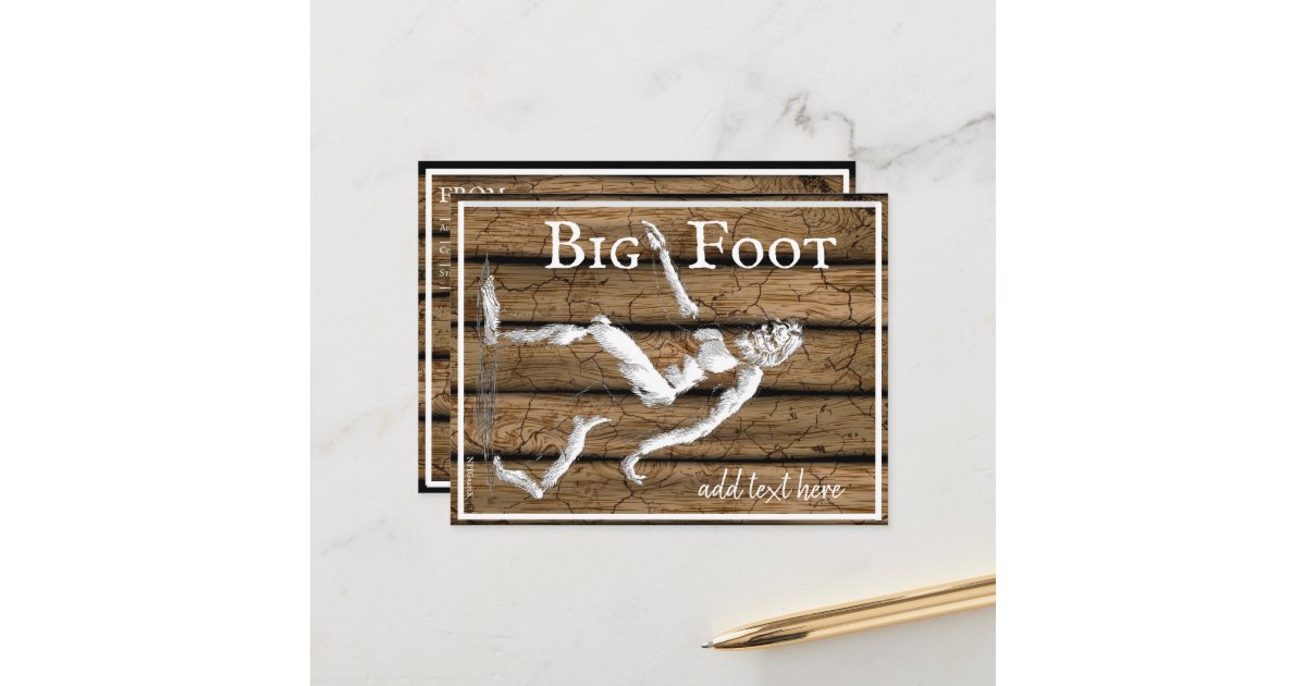 Bigfoot Postcard | Zazzle