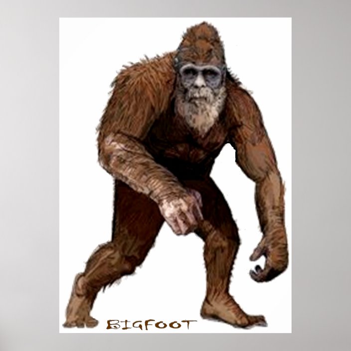 BIGFOOT POSTER | Zazzle.com