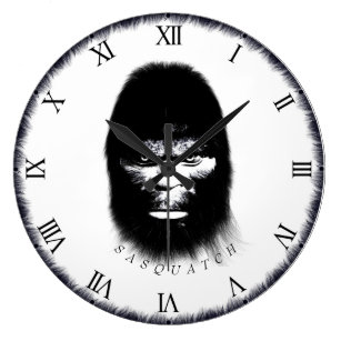 Bigfoot Wall Clocks | Zazzle