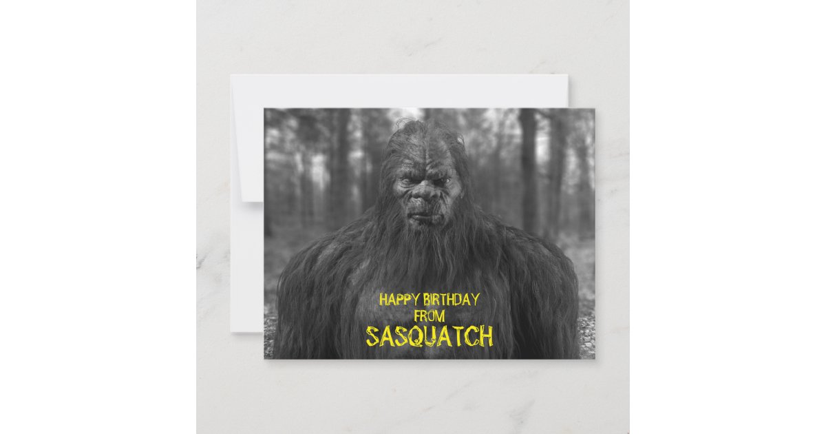bigfoot,sasquatch,POSTCARD Postcard | Zazzle