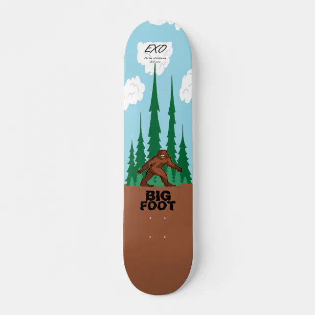 BIGFOOT SKATEBOARD DECK | Zazzle