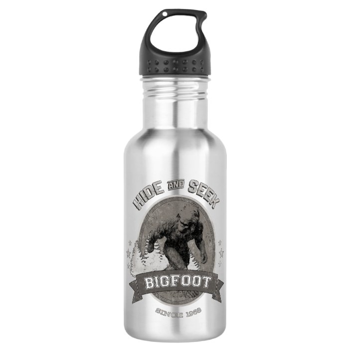 Bigfoot Yeti. Sasquatch. Retro, Vintage. Water Bottle | Zazzle.com