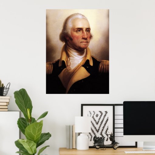 Biggest George Washington Portrait Poster | Zazzle