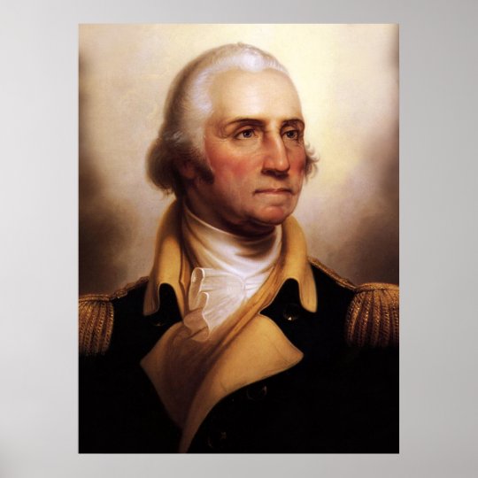 Biggest George Washington Portrait Poster | Zazzle.com