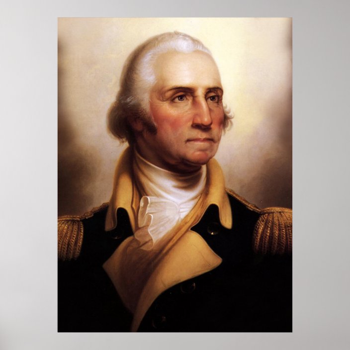 Biggest George Washington Portrait Poster | Zazzle.com