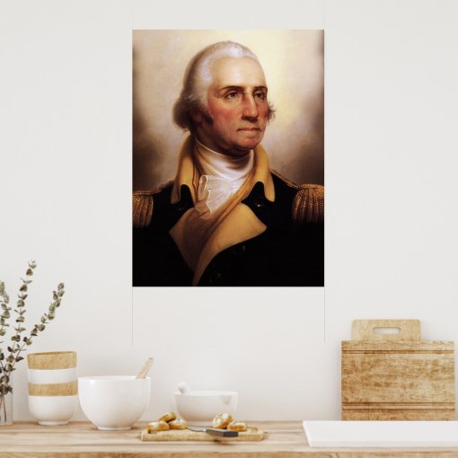 Biggest George Washington Portrait Poster | Zazzle