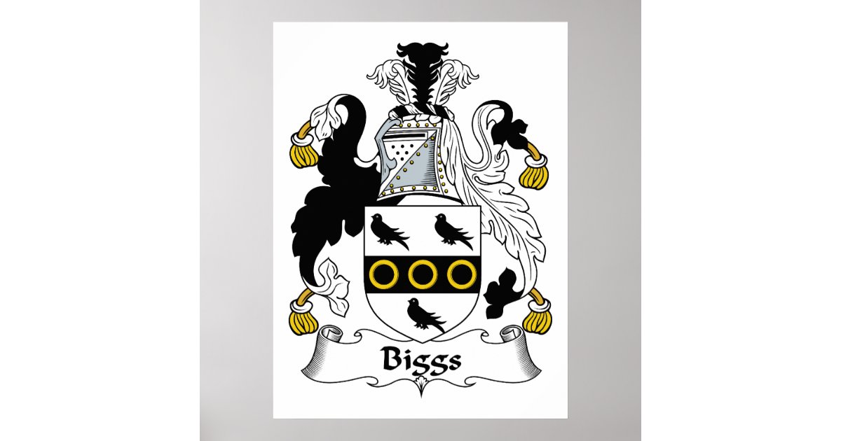 Biggs Family Crest Poster | Zazzle