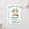 Bike and scooter party invitation | Zazzle