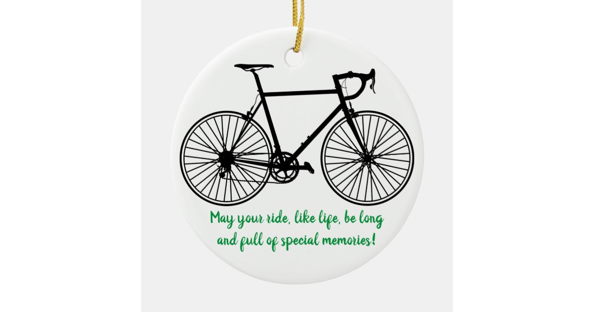 Bike Rider Ceramic Ornament | Zazzle