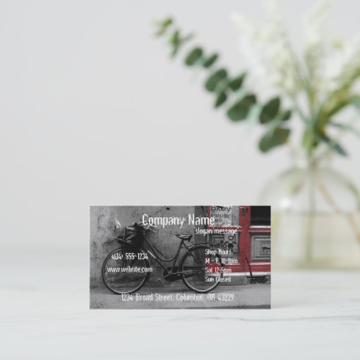 Bike Shop Business Card | Zazzle