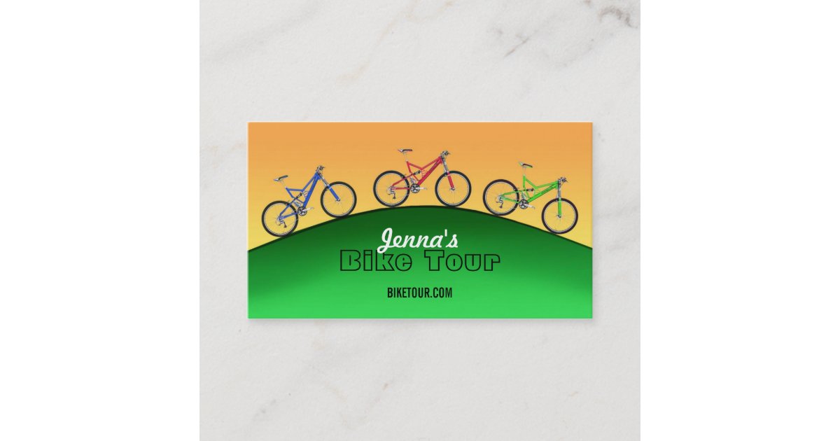Bike Tour Business Cards | Zazzle.com