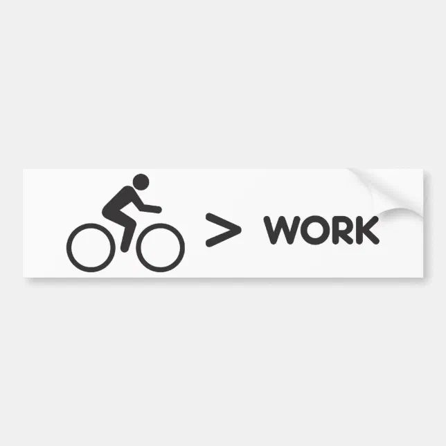 Bike > Work Sticker | Zazzle
