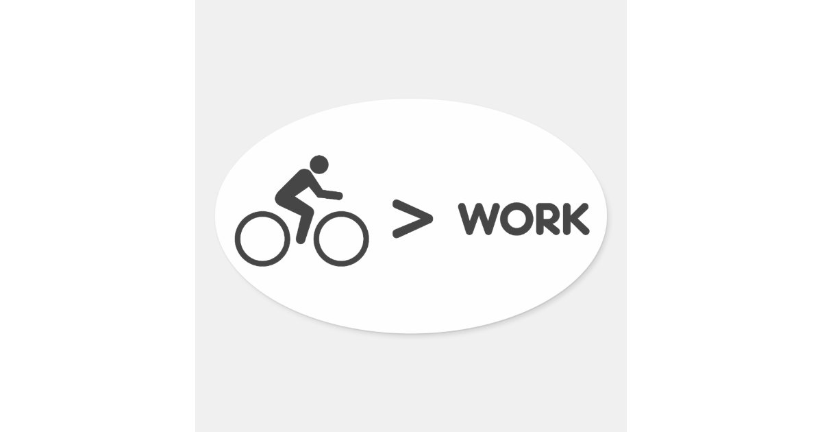 Bike > Work Sticker | Zazzle