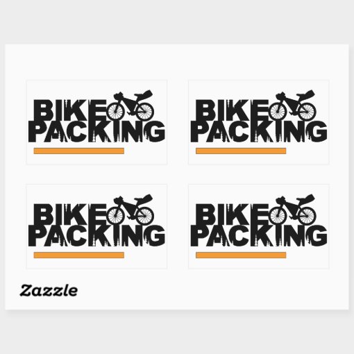 Bikepacking sticker | Zazzle