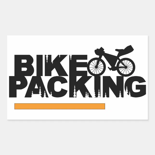 Bikepacking sticker | Zazzle