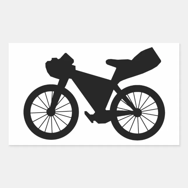 Bikepacking sticker | Zazzle
