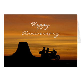 Motorcycle Anniversary Cards | Zazzle