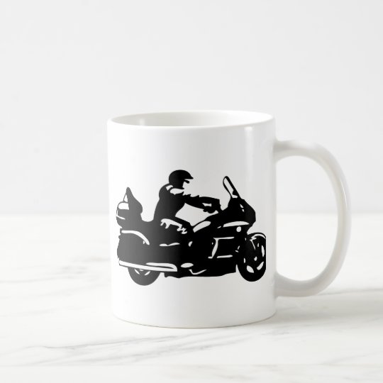 biker motorcycle moto goldwing coffee mug | Zazzle.com