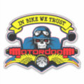 Biker Motorcycle Rider Bike Racing Moto Club Sticker | Zazzle