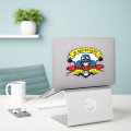 Biker Motorcycle Rider Bike Racing Moto Club Sticker | Zazzle