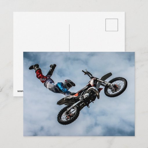 Biker postcard | Zazzle