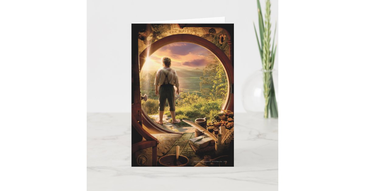BILBO BAGGINS™ Back in Shire Collage Card | Zazzle