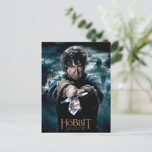 BILBO BAGGINS™ Pointing Sting Postcard | Zazzle