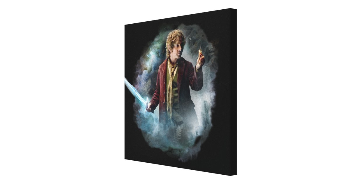 BILBO BAGGINS™ With The Ring Canvas Print | Zazzle