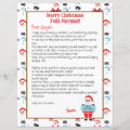 Bilingual White Santa Letter for Kids Spanish | Zazzle